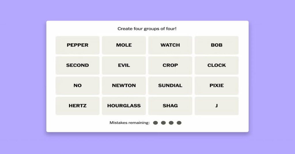 Everything About Connection Hint: How to Master the NYT Connections Game